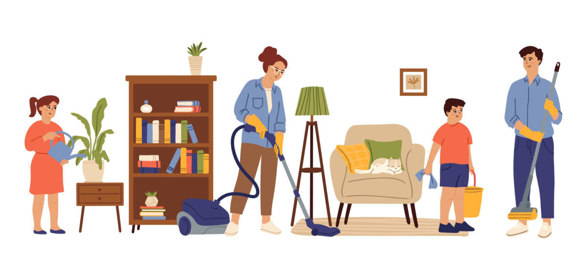 Your Cleaning Checklist by Room: Getting Down and Dirty